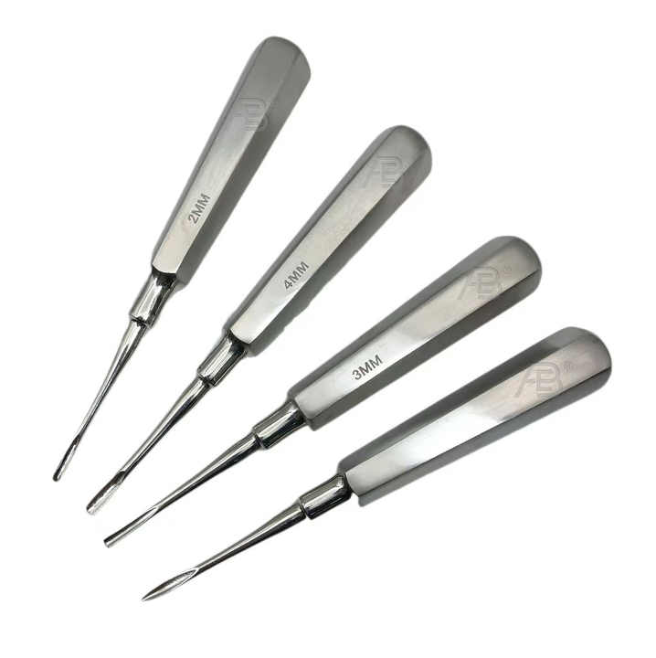 8PCS/Set Dental Elevator Stainless Steel Teeth Extraction Tools Kit ...
