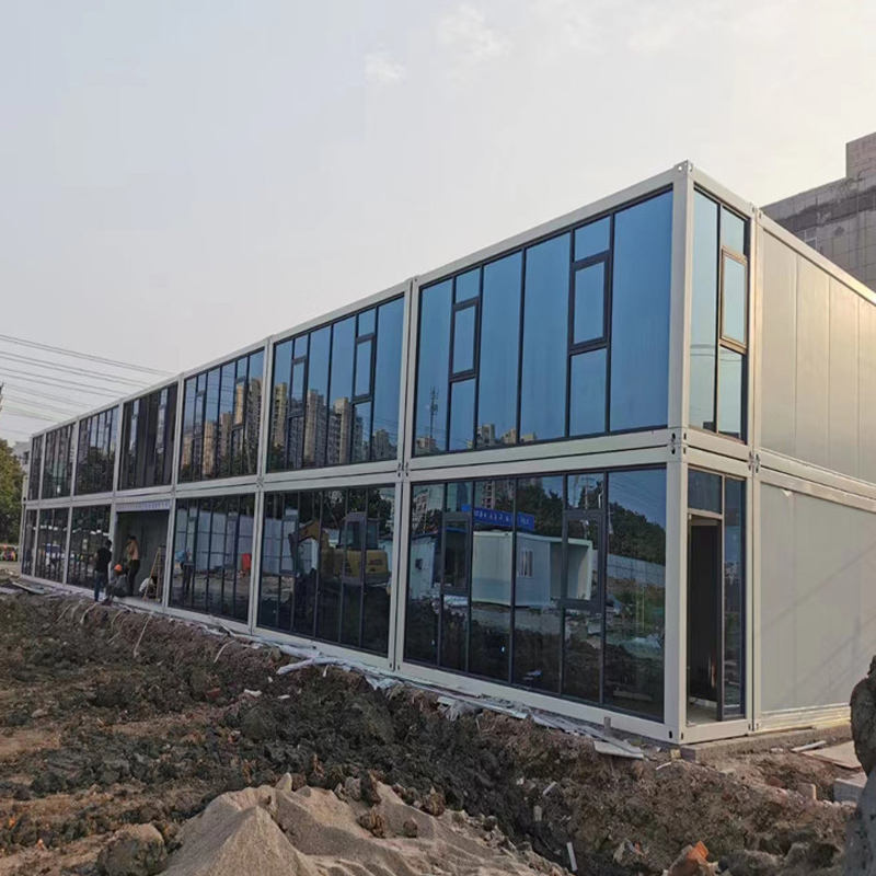 Modern Design Small Modular Wooden Cladding House Prefab House Villa