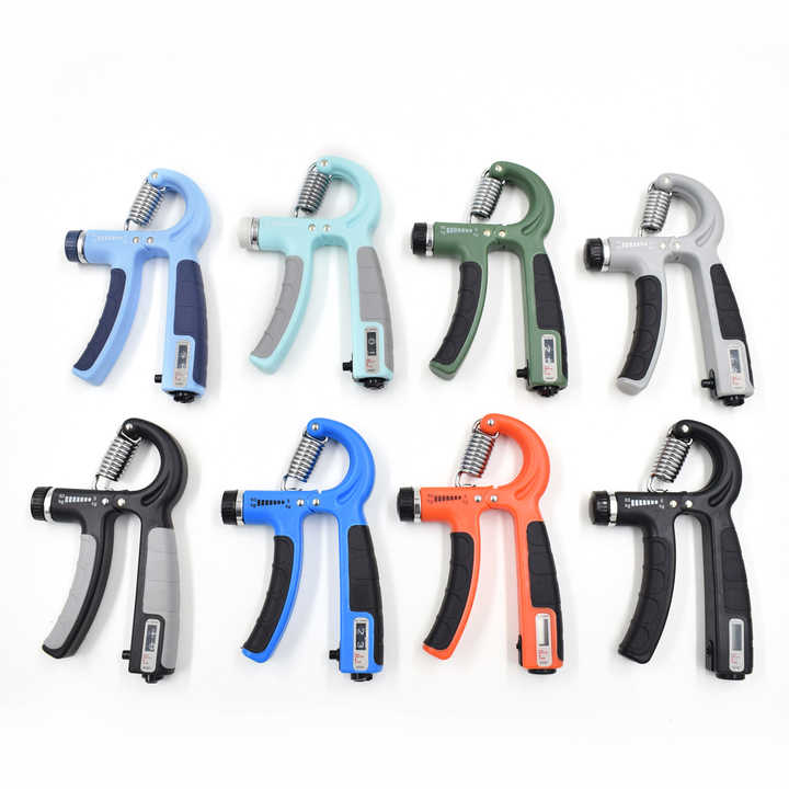 Hand Grip - Metal Gym Hand Gripper with Counter Strengthener