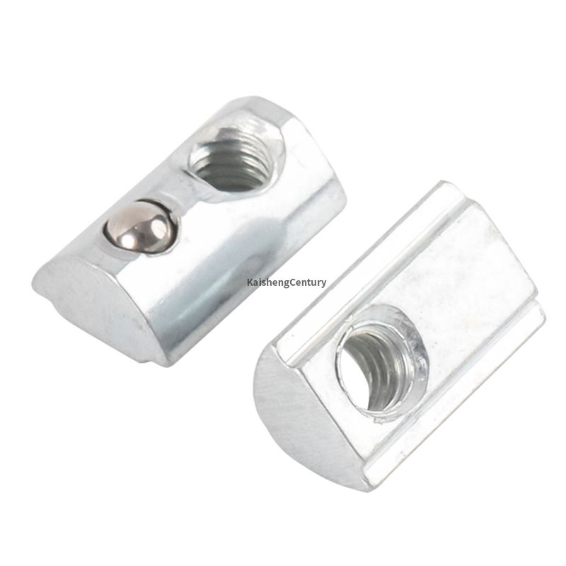 M4 M5 M6 M8 Carbon Steel Zinc Plated T Slot Nut with Spring