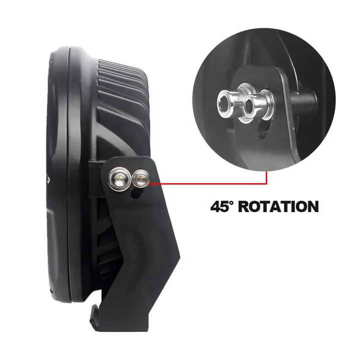 7in Led Spot Light IP68 4WD 4x4 Automotive Off Road Driving Light Round ...