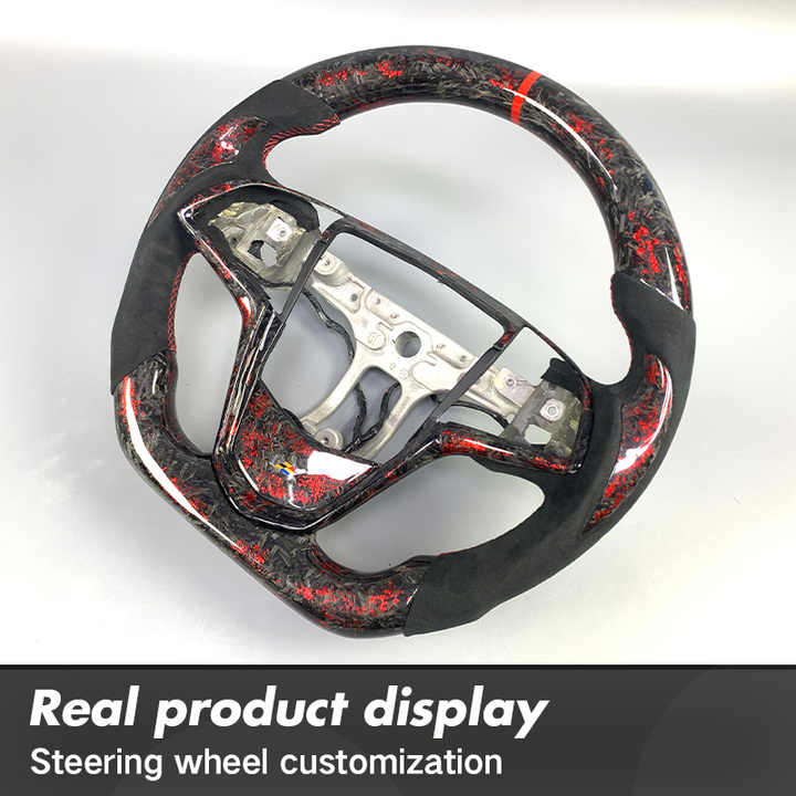 For Cadillac ATS CTS XTS CT4 CT5 CT6 XT4 XT5 XT6 Models Customized Black Suede Red Forging ...