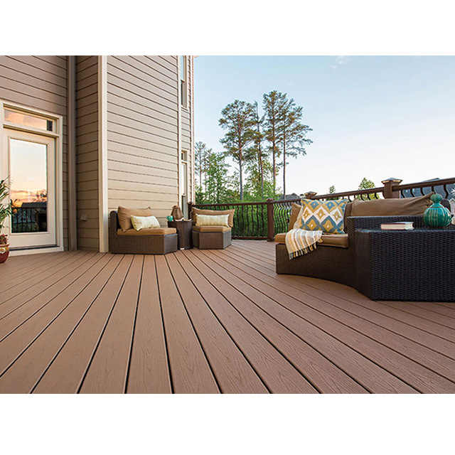 3D Wood Grain Texture WPC Composite Decking Boards