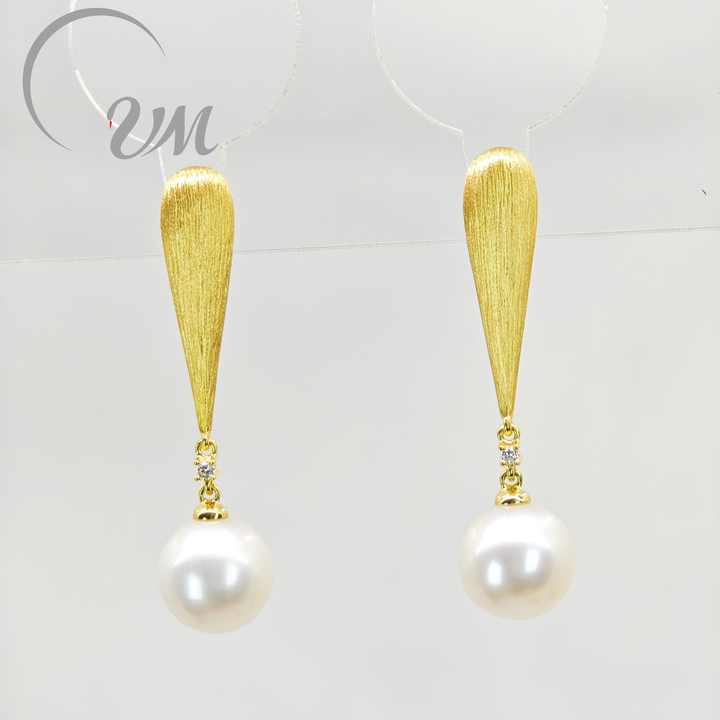 UM Jewelry 18K Solid Gold/925 Silver Water Drop Earrings Wholesale ...