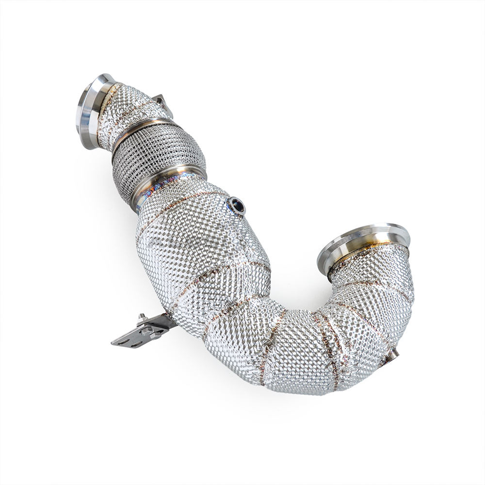 Performance Heat Shielded Downpipe for Mercedes-Benz GLS400 GLS450 X167 ...