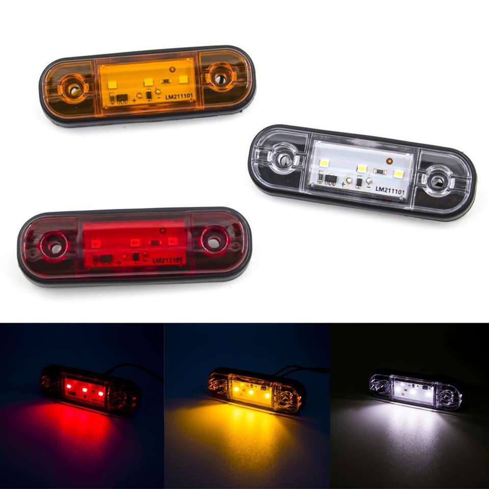 Truck Side Light 12V / 24V LED Side Marker Lights Car External Lights ...