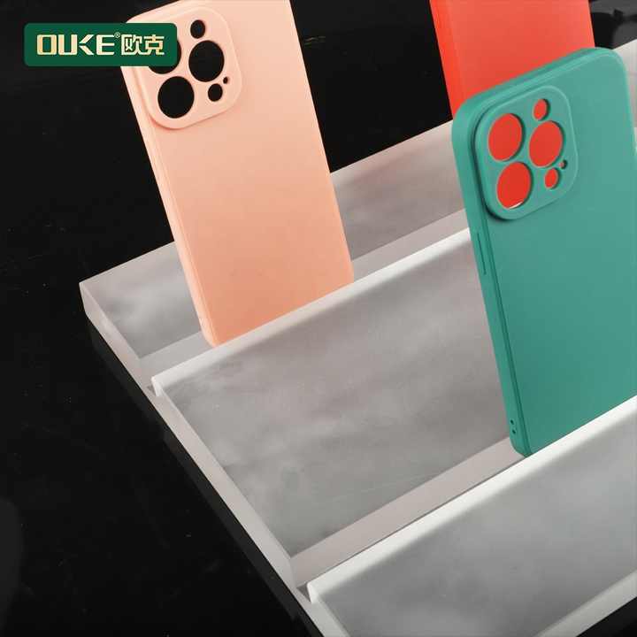 Wholesale Frosted Custom Acrylic Mobile Phone case Display Stand ...
