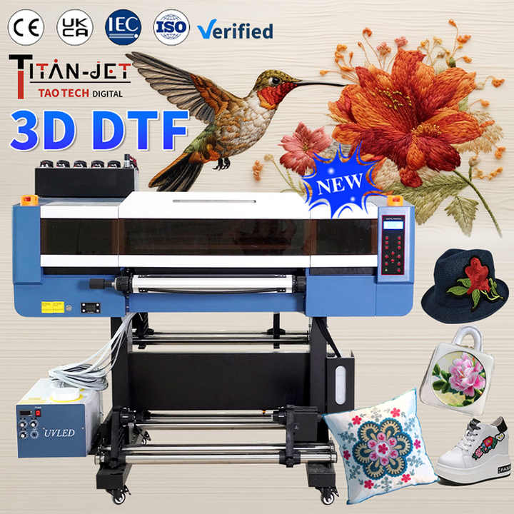 Titanjet 3D DTF Embroidery Printer - High Precision Foam Printing