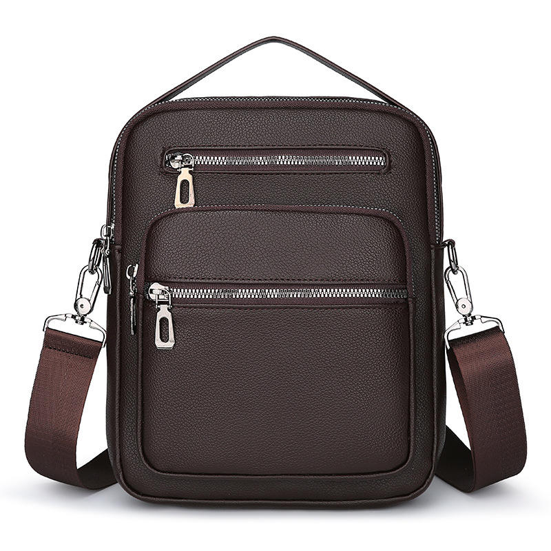 OEM Men's PU Leather Crossbody Sling Bag Fashionable Waterproof ...