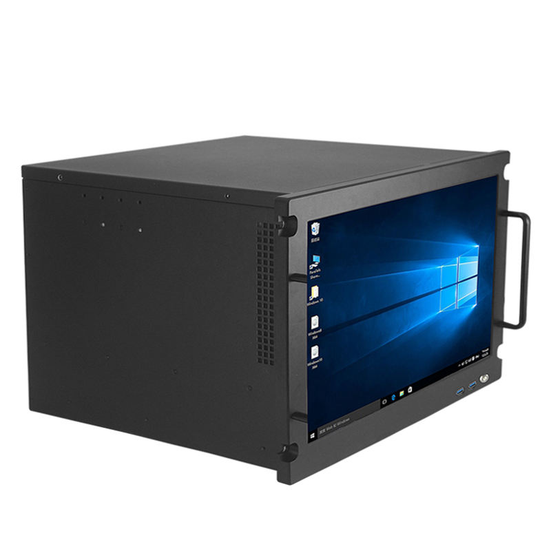 19 Inch ATX Server Chassis Plastic Aluminum Alloy Rack Server Case LCD ...
