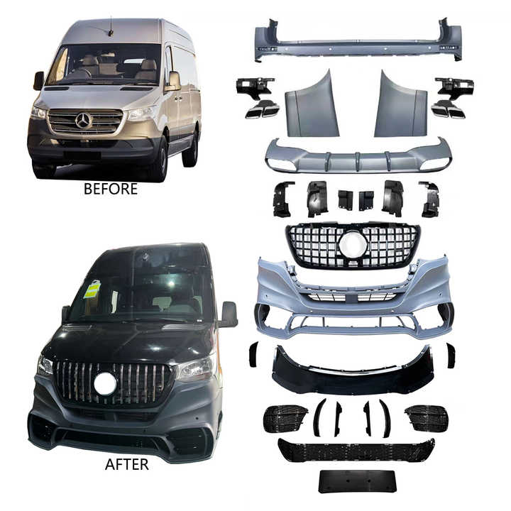 Auto Body System Car Bumper Body Kit for Mercedes Benz Sprinter W907 ...