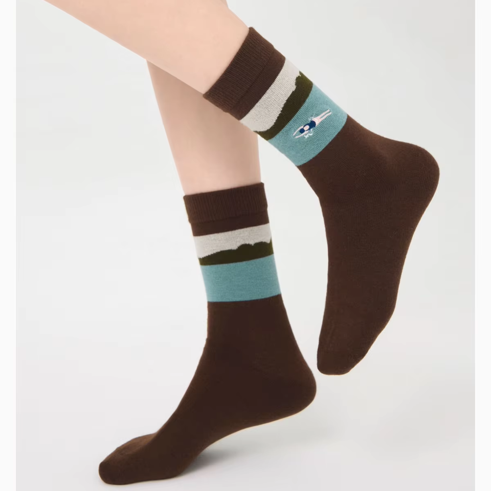 Quentin Mens Fashion Designer Socks Custom logo Crazy Dress Socks ...