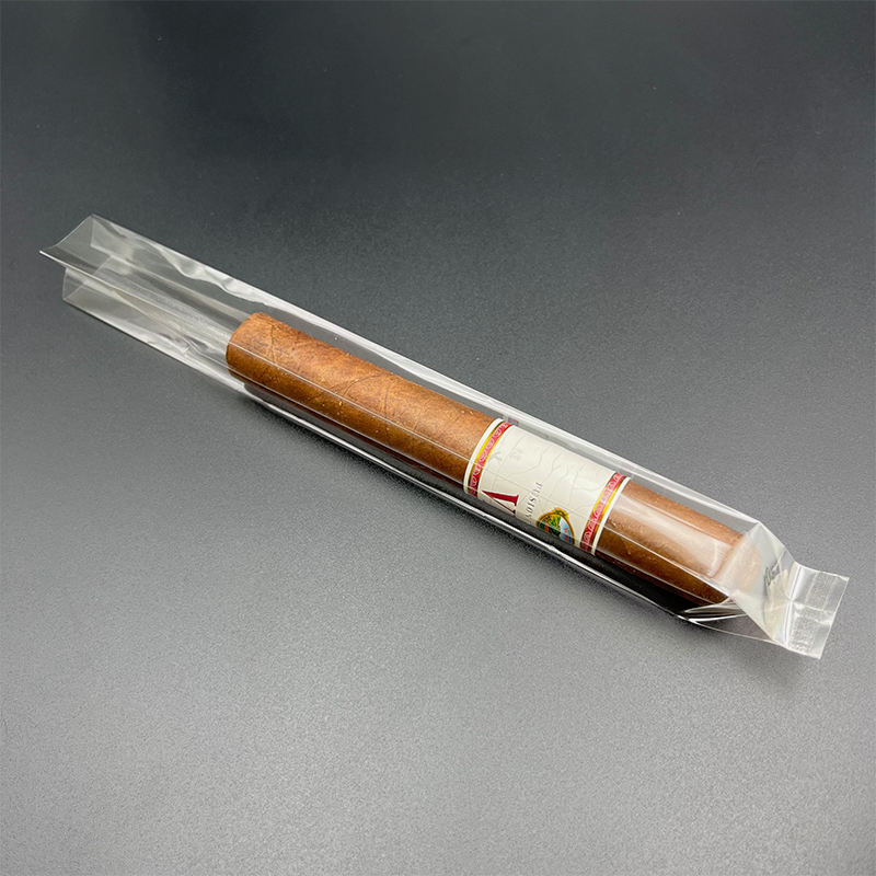 Custom Printed Single Cigar Packaging Bags Eco Friendly Biodegradable ...
