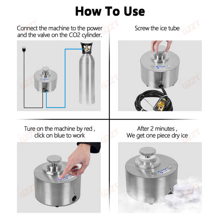 Micro Co2 Dry Ice Cooking Machine - Efficient & Portable