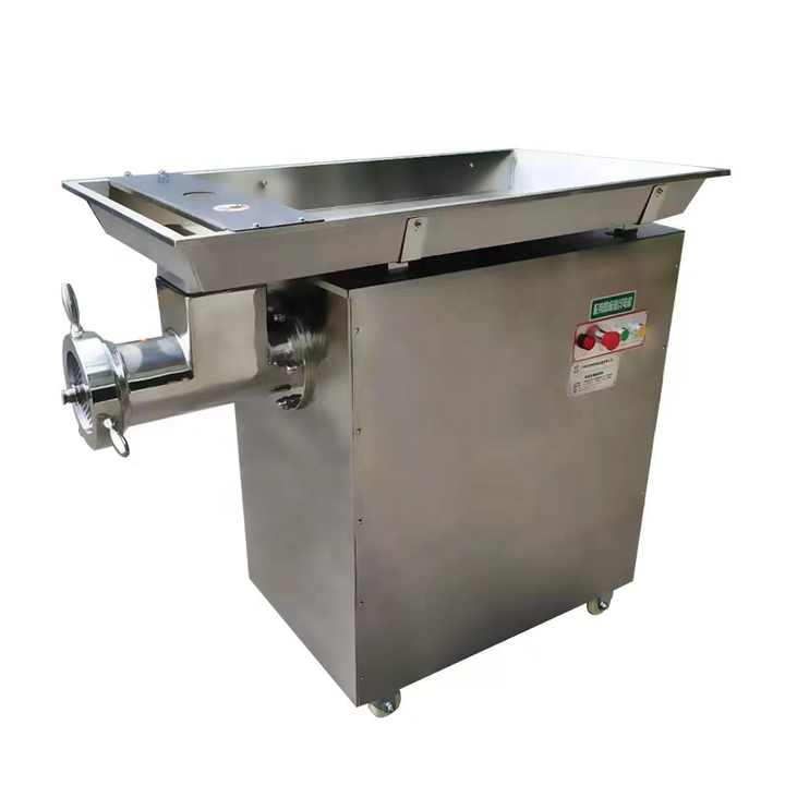 QJH Series Industrial Meat Mincer Grinder - 800kg/h Capacity, 4KW Power ...