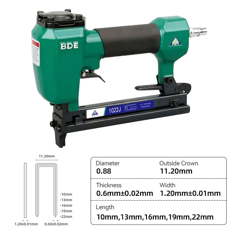 HuaJian Industrial & DIY Grade Air Stapler 1022J Pneumatic Power Tools ...