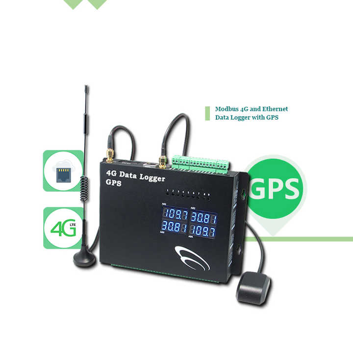 GSN8-MS-4GP 4G Ethernet Modbus GPS Data Logger - Remote Monitoring