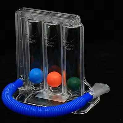 3 Balls Incentive Spirometer - Portable Breathing Exerciser