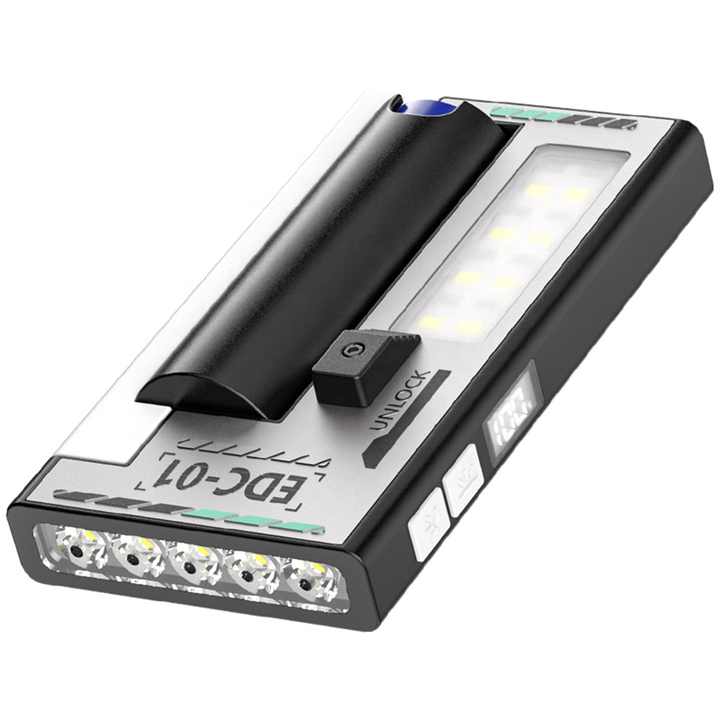 Asafee EDC-01 Rechargeable LED Flashlight - Portable & Bright