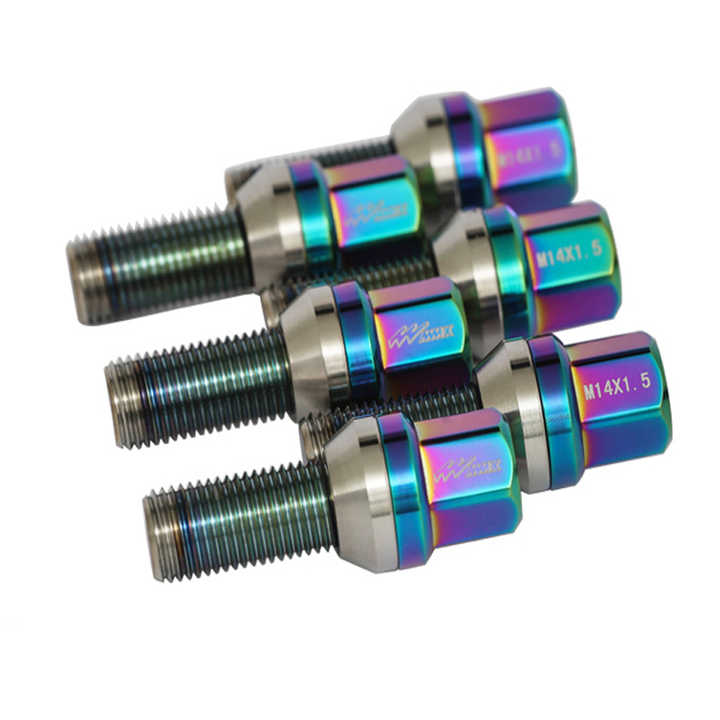 Durable Anodized Wheel Bolts - AL5052 to AL7075 Aluminum