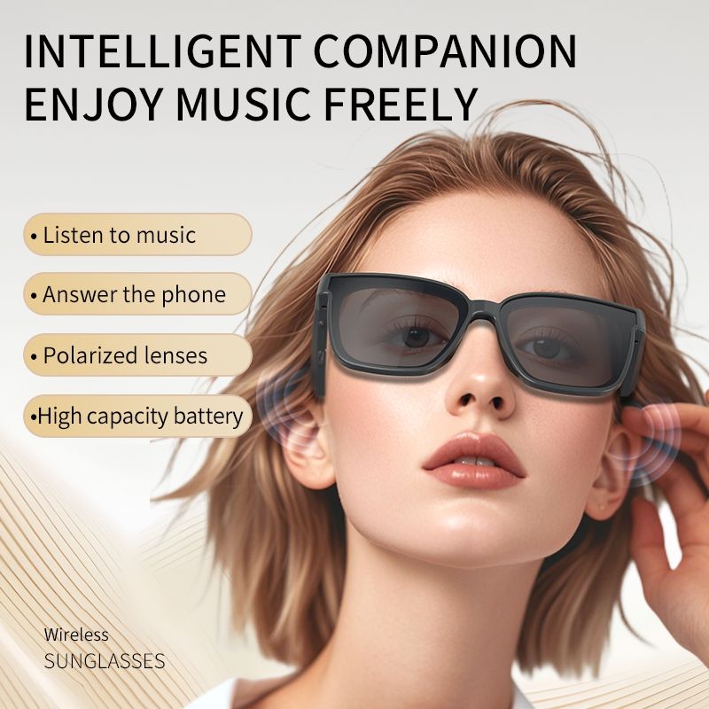 New Coming AI Smart Glasses AI Translation ChatGPT BT Calling Music ...