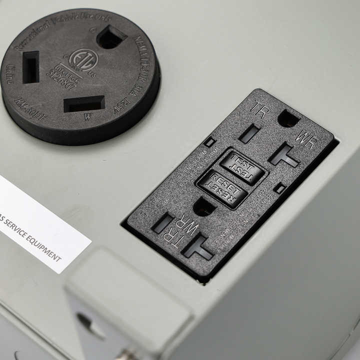 20A 30A 50A RV Electrical Power Outlet Panel Box with ETL