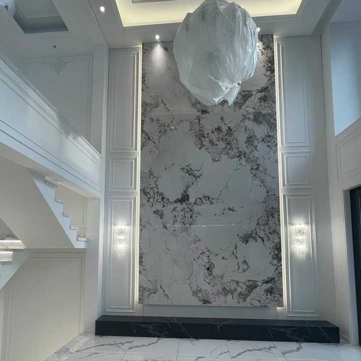 Waterproof PVC Marble Decorative Wall Panels for Home