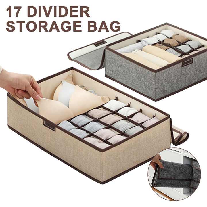 Wardrobe Clothes Organizer Drawer Organizer Storage Box for Clothes Bra ...