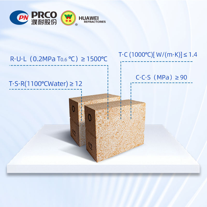 Low Thermal Mullite Brick a for High-Temp Kilns | Al2O3≥55% | RUL≥1500 ...