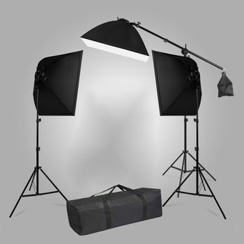 Photo Studio Equipment 2*3M Background Stand Photography Backdrop Set ...