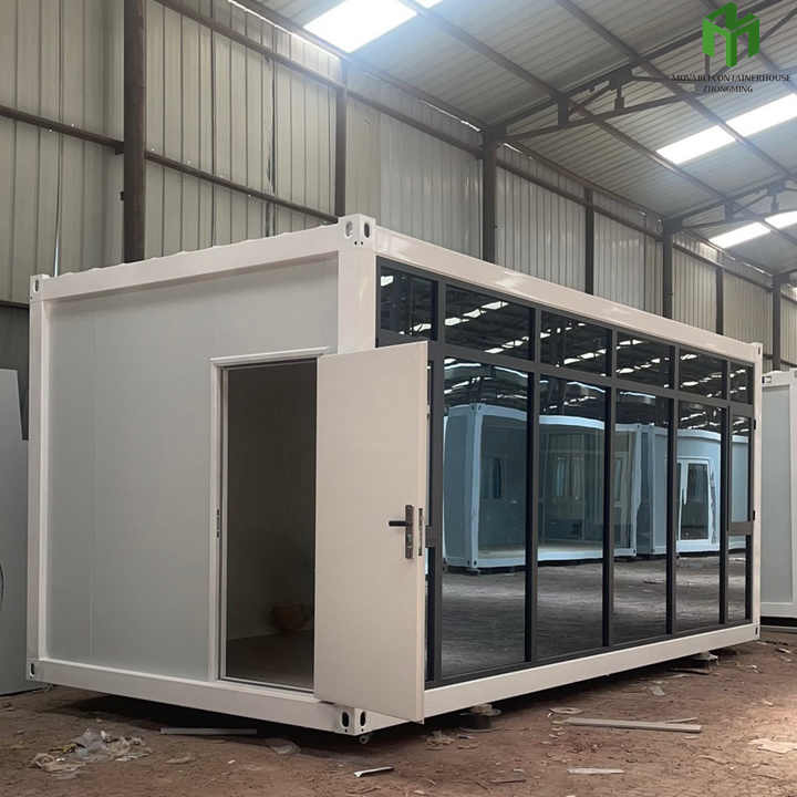 Chinese Factory Luxury Prefabricated Container House with Movable Glass ...