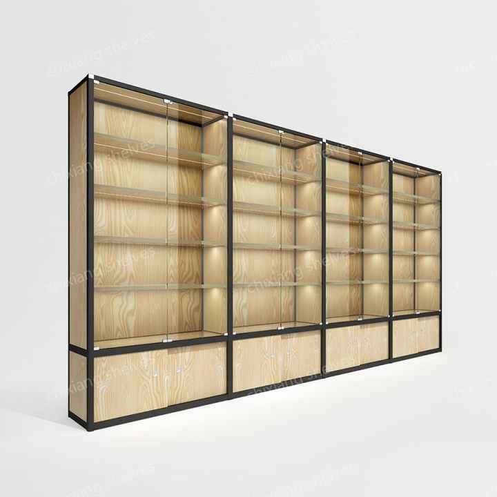 Shop Design Glass Display Showcase for Retail Store Vetrina