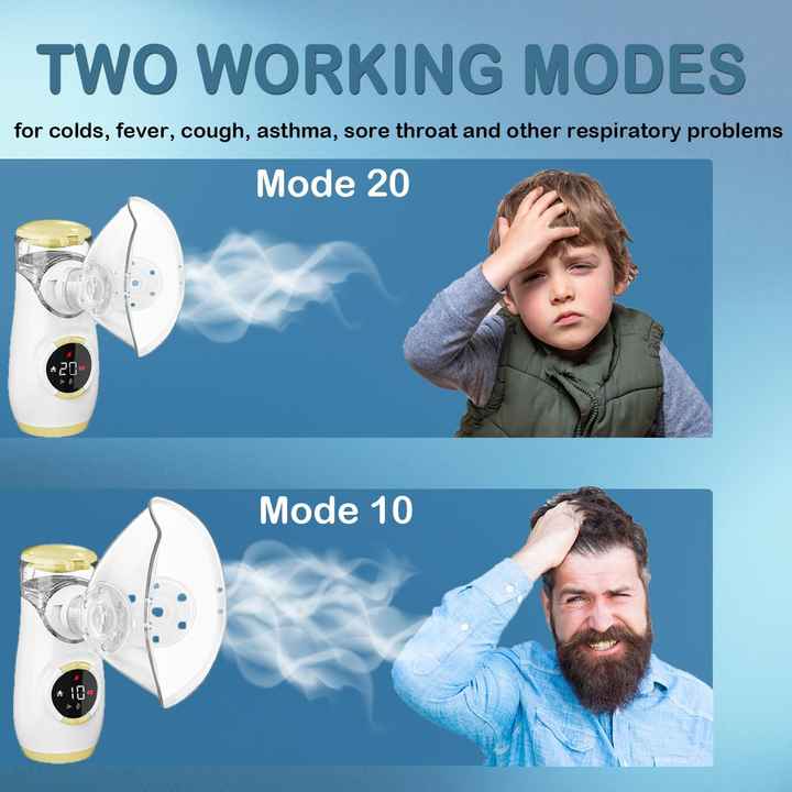 Smart Electric Portable Digital Medical Nebulizer - Fitconn