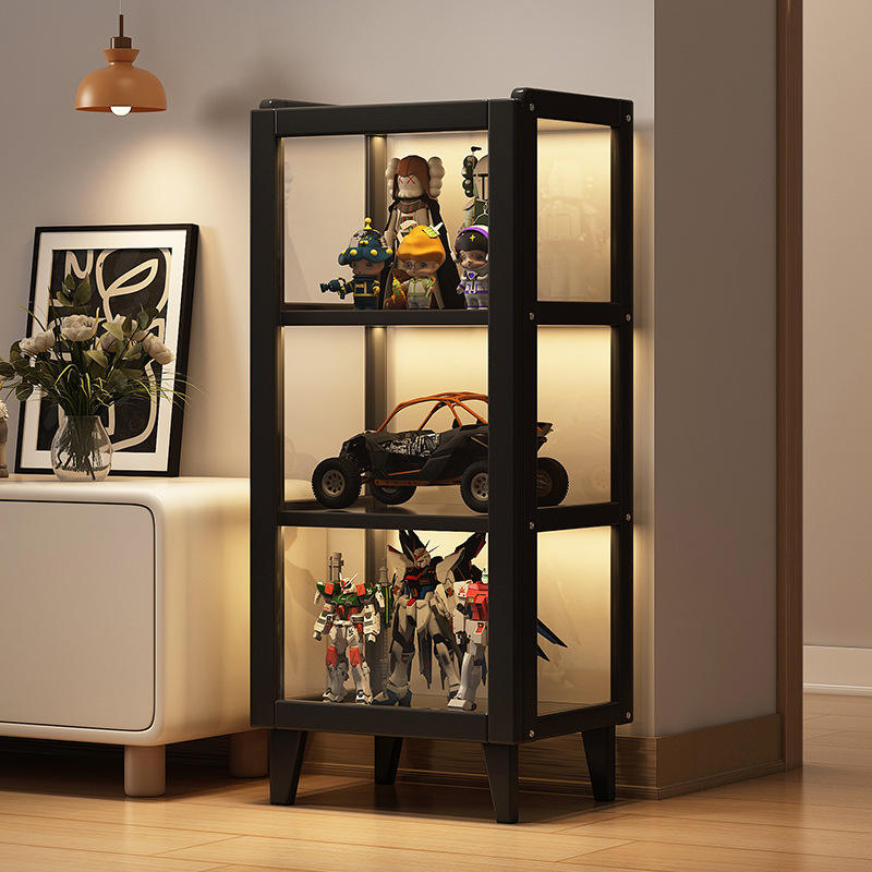 Hand-made European Style Bamboo Lego Display Cabinet Household ...