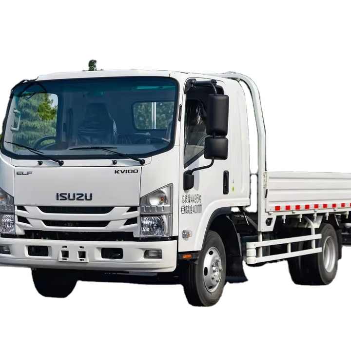 Used Isuzu4x2 Cargo Truck 3Ton Single Cab Lorry Transport Truck 120HP ...