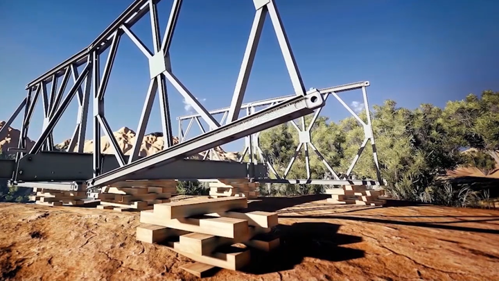 Harga Jembatan Baja Truss Bridge Girder Box Sudah Dibuat Konstruksi ...