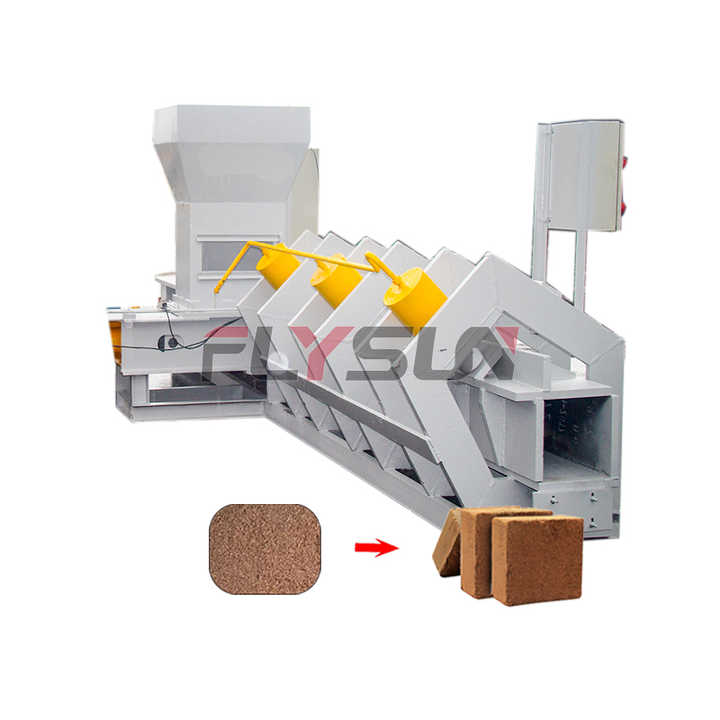 Cocopeat Block Press Machine - Efficient Coconut Peat Making