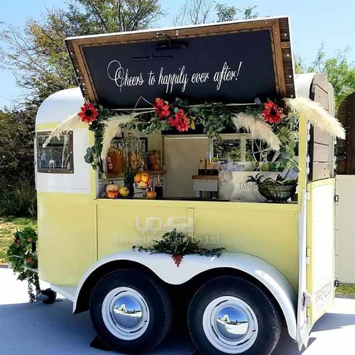 Custom Flower Cart Food Truck Wedding Food Trailers USA