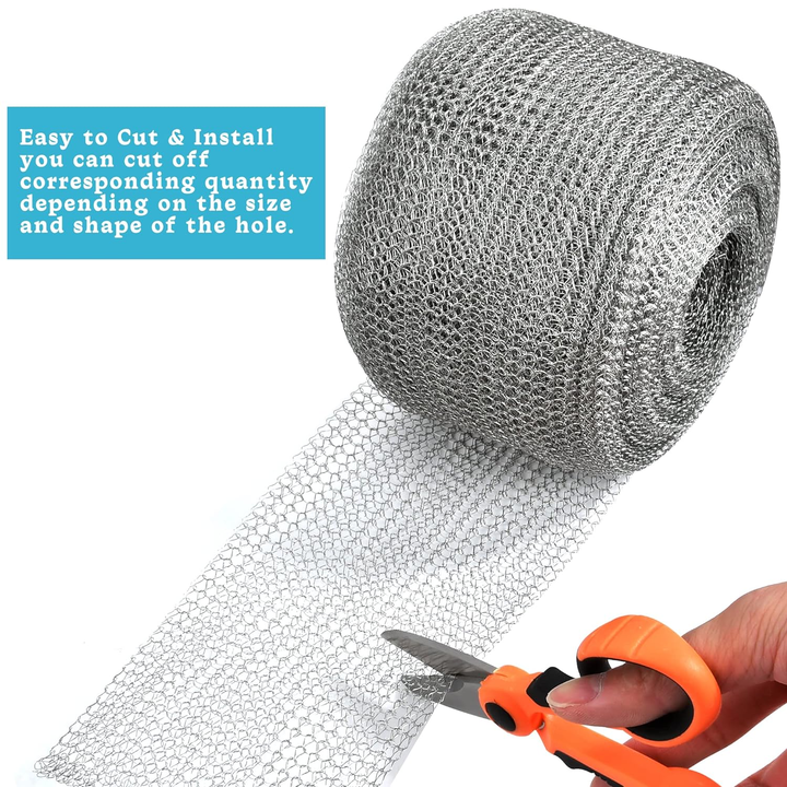 304SS 5''x30ft Weep Holes Filler and Covers, Fill Fabric Hardware Mesh ...