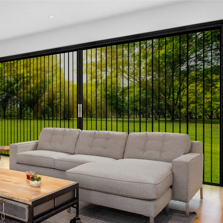 Retractable Aluminum Sheet Mesh Security Anti-Mosquito Screen Door ...