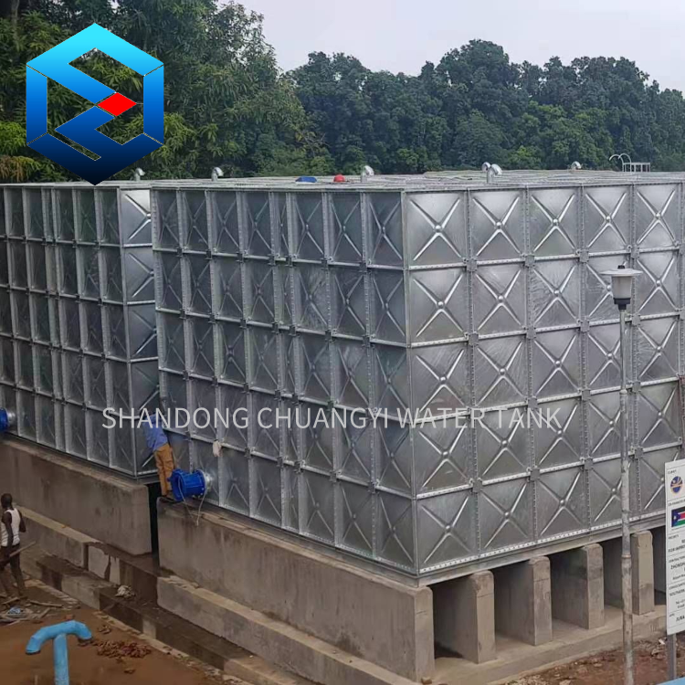 Rectangular Steel Clean Farm Water Tank for Irrigation