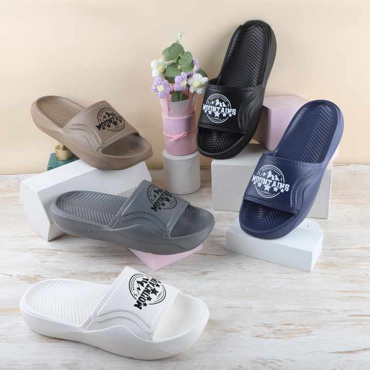 Brand New Flexible Sports Style EVA Slip Resistant Men Flat Slippers ...