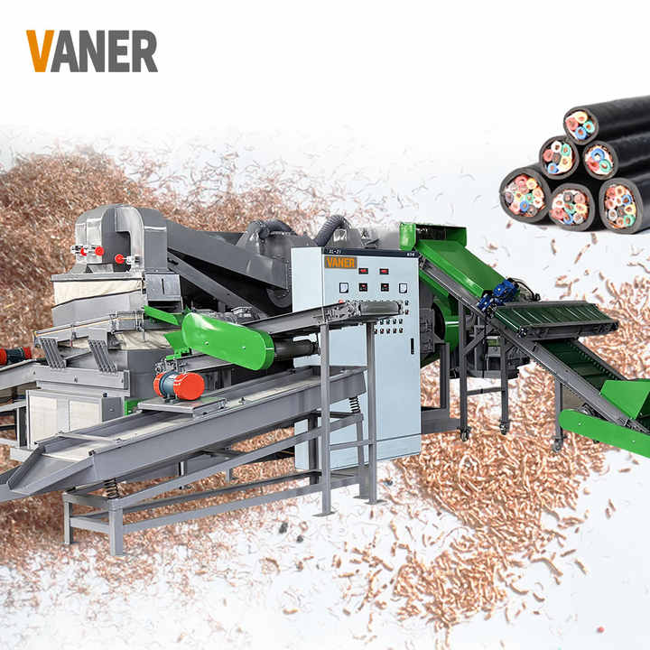 VANER V-S35 Electrical Copper Cable Wire Scrap Recycling Machine ...