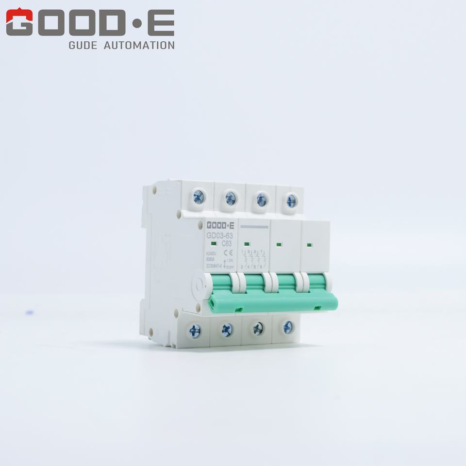Miniature Circuit Breaker Mcb for Building Electrical Safety Rated Up ...
