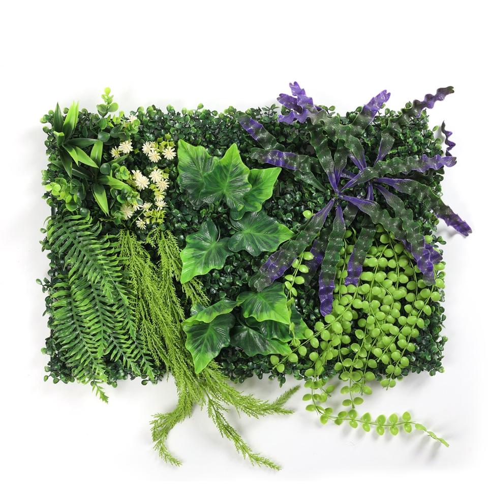 40x60cm Artificial Hedge Boxwood Panels Boxwood Hedge Grass Wall Green ...