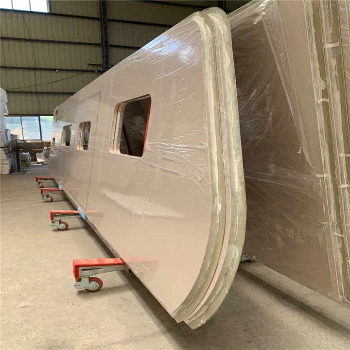 Fiberglass FRP Truck Travel Camper Trailers Exterior Wall Panels