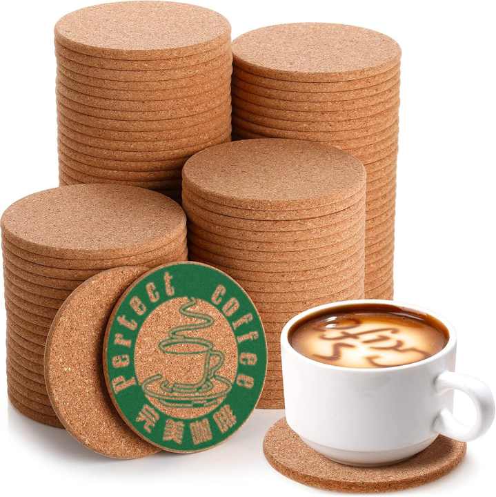 Eco-friendly Cork Coasters - Customizable Promotional Mats