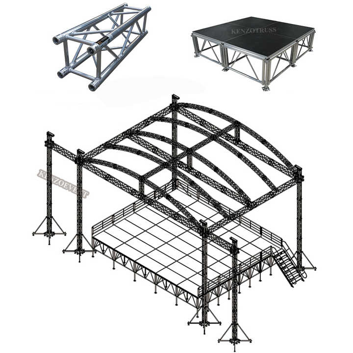 Aluminum Semi Circle Roof Truss for Concert - Durable & Stylish