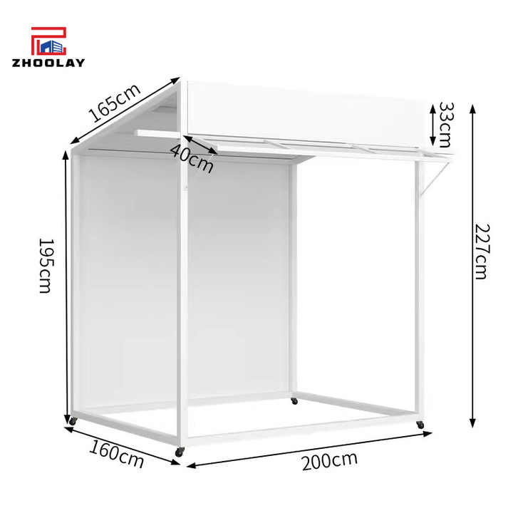 Market Stalls Display Rack Outdoor Commercial Activity Sheds Street ...
