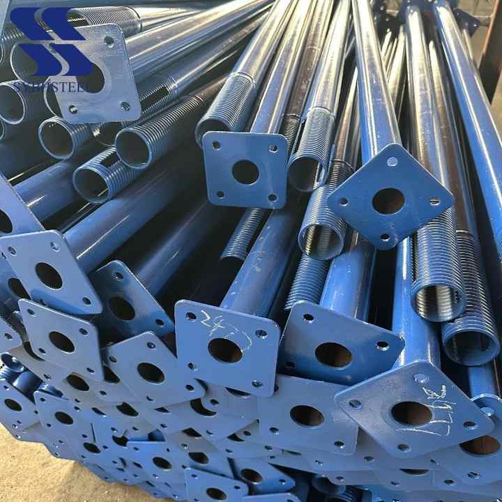 Heavy Duty Adjustable Telescopic Galvanized Shoring Steel Props for ...
